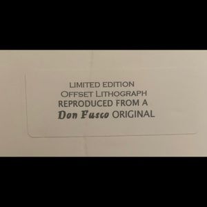 Wall Decor | Euc Don Fusco Limited Edition Painting 26x2 | Poshmark